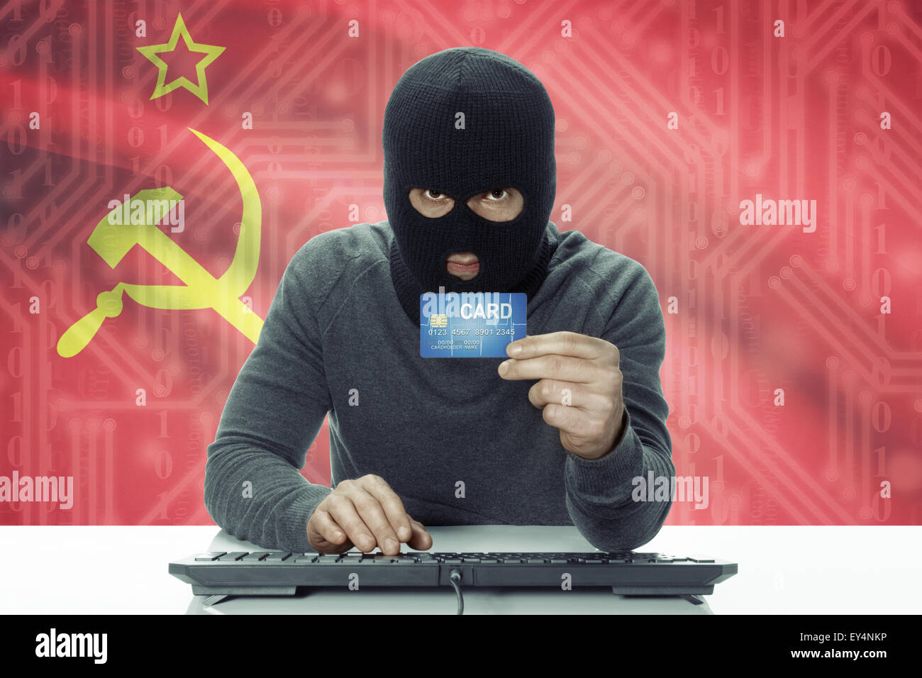 Soviet union flag dark hi-res stock photography and images - Alamy