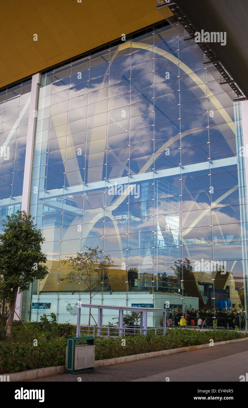 Large glass with reflection Stock Photo - Alamy
