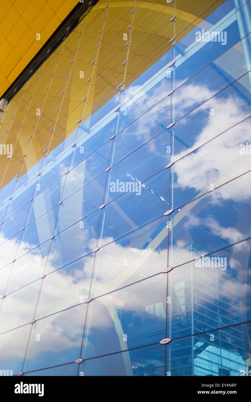 Large glass with reflection Stock Photo - Alamy