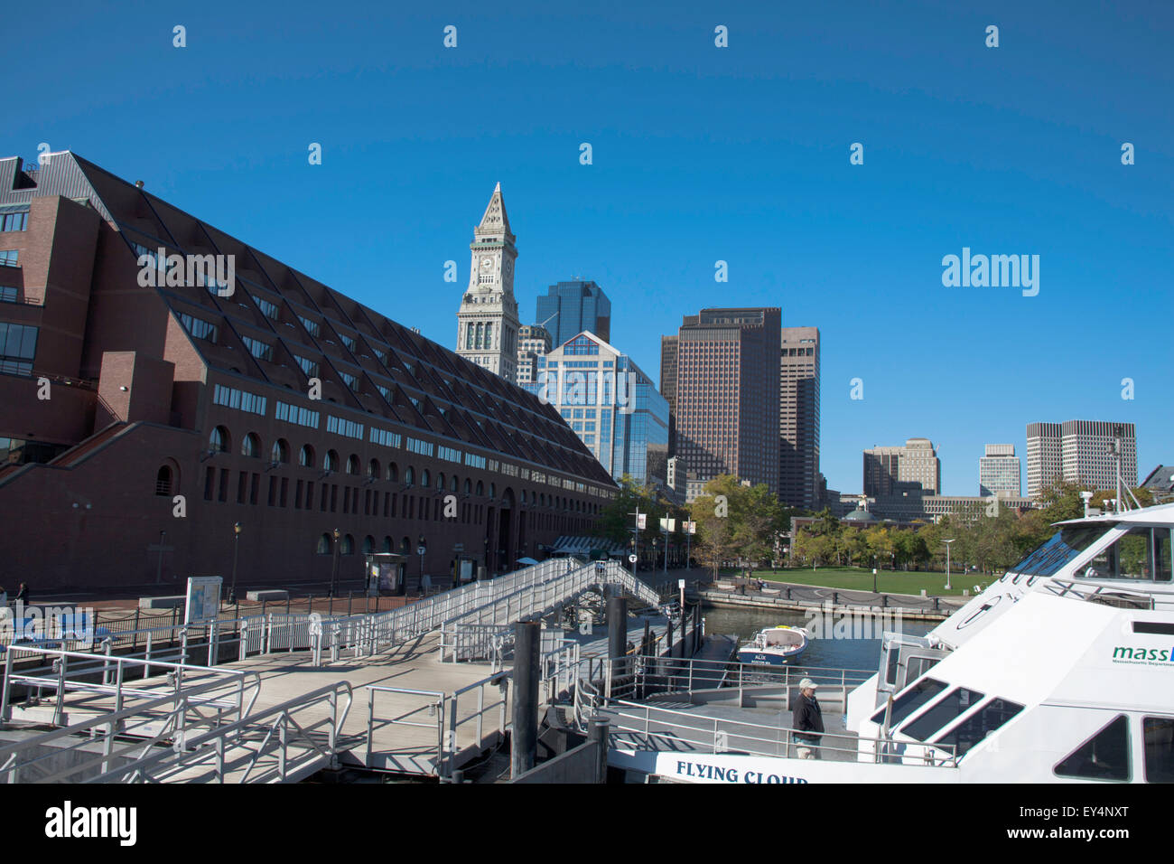 The Custom House now The Marriott Hotel surrounded by modern buildings ...