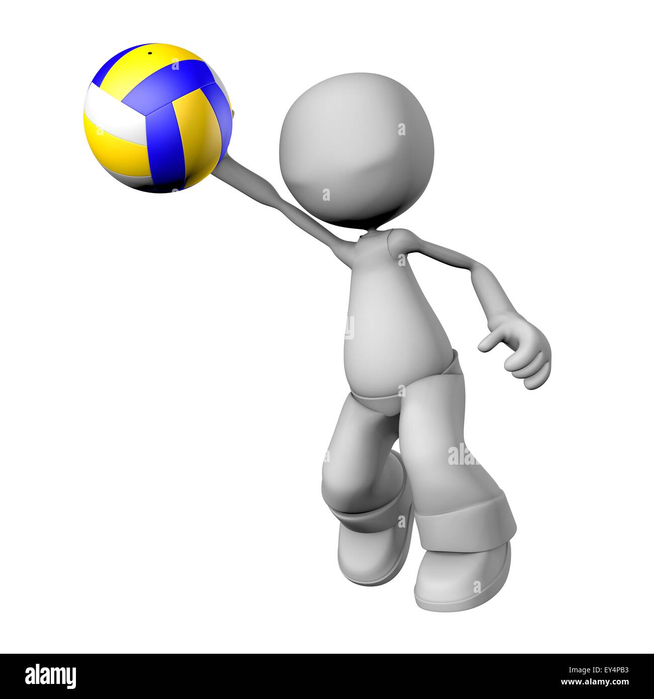 Volleyball spike Cut Out Stock Images & Pictures - Alamy