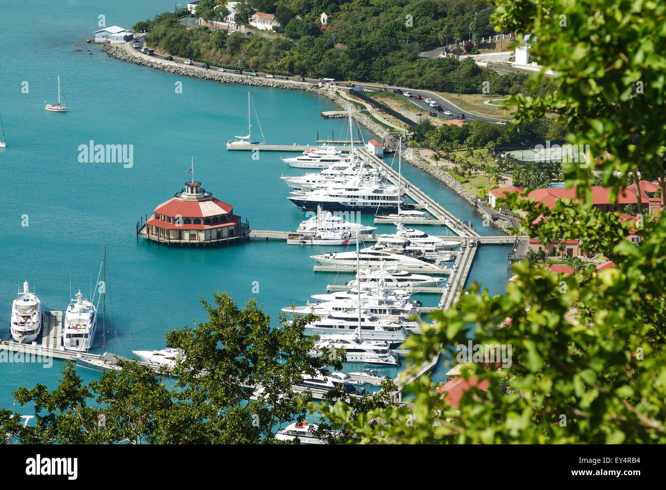 St thomas sailboat bay hi-res stock photography and images - Alamy