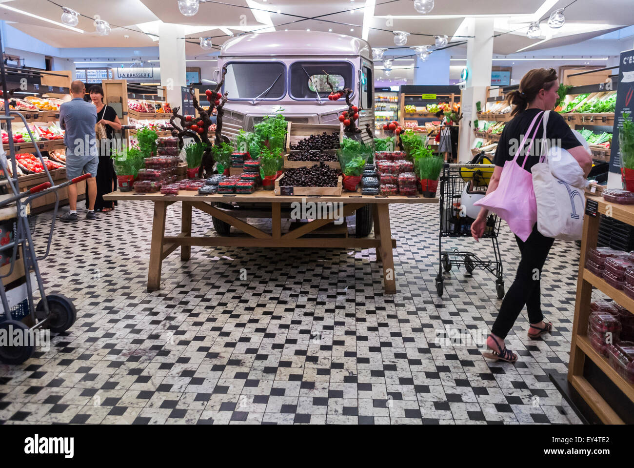 Paris fruits shop display hi-res stock photography and images - Alamy
