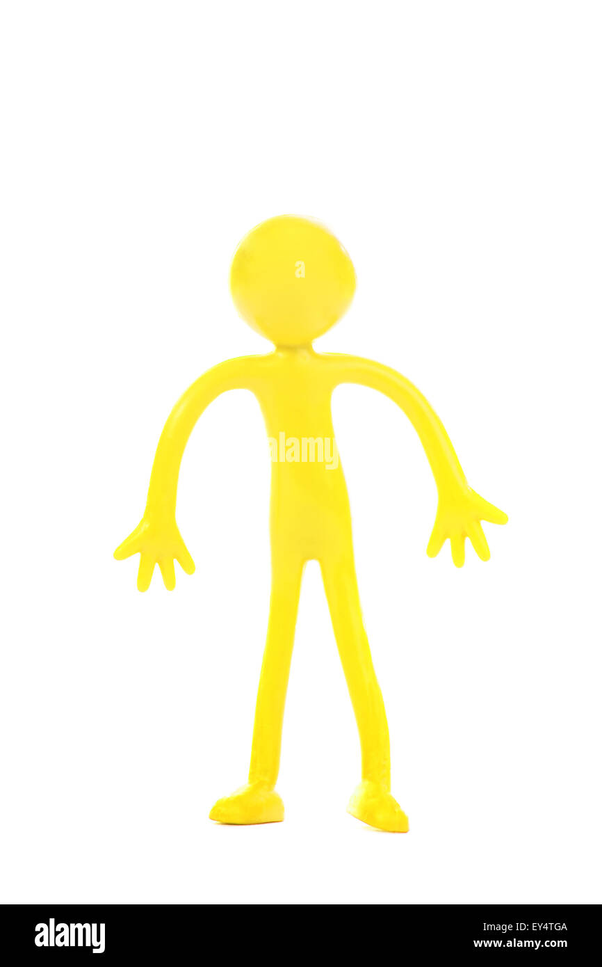 The yellow smiling man Stock Photo - Alamy