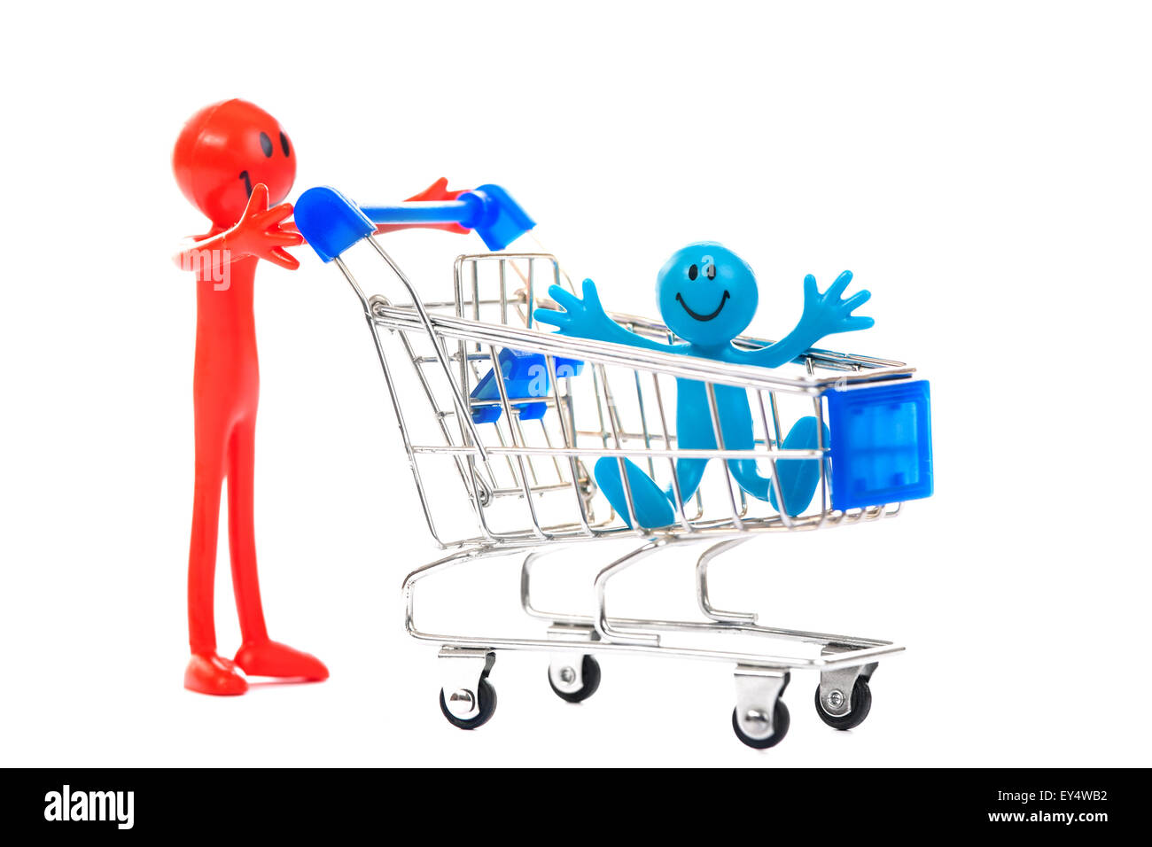 Smiling person in shop Cut Out Stock Images & Pictures - Alamy
