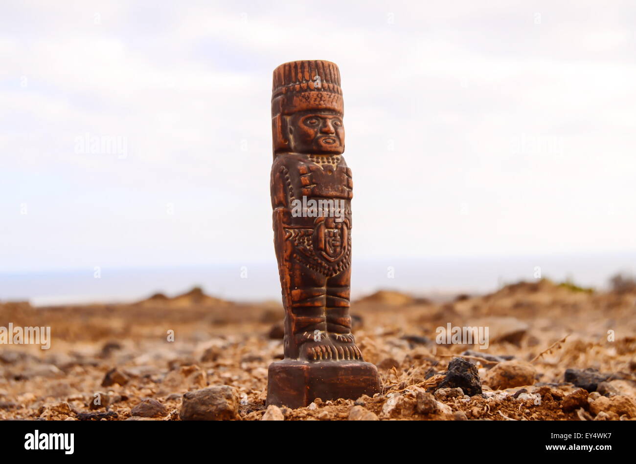 Ancient Maya Statue Stock Photo - Alamy