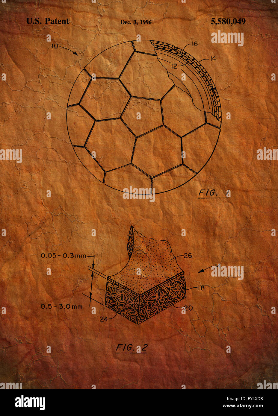 Football patent Photograph - Patent Art - Fine Art Photograph Based On ...