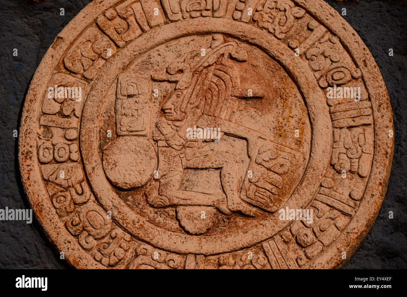 Typical Mayan Calendar Stock Photo - Alamy