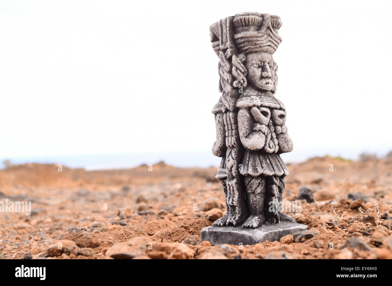 Ancient Maya Statue Stock Photo - Alamy