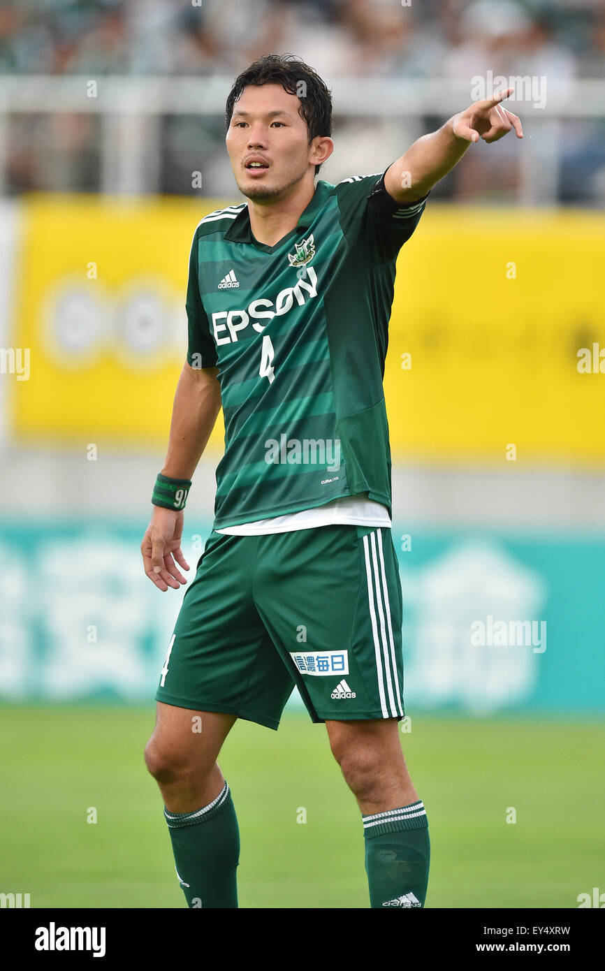 Nagano, Japan. 19th July, 2015. Masaki Iida (Yamaga) Football/Soccer ...