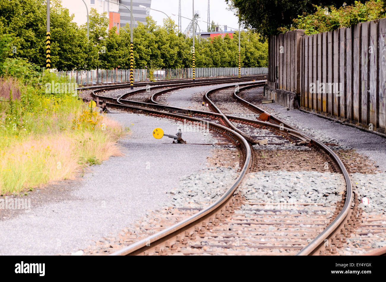 European Rail Road Stock Photo - Alamy