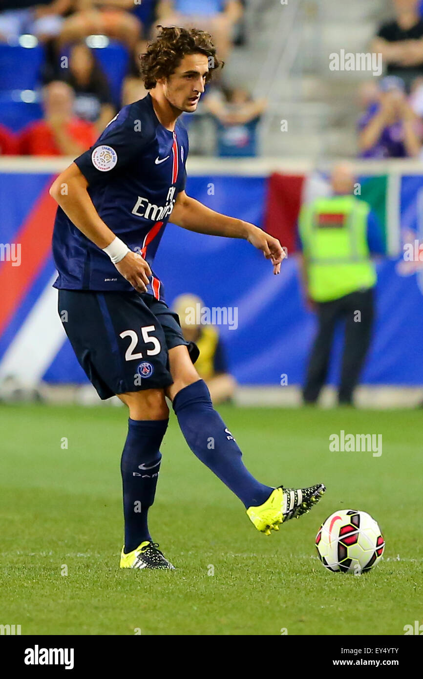 New Jersey, USA. 21st July, 2015. Paris St. Germain midfielder Adrien ...