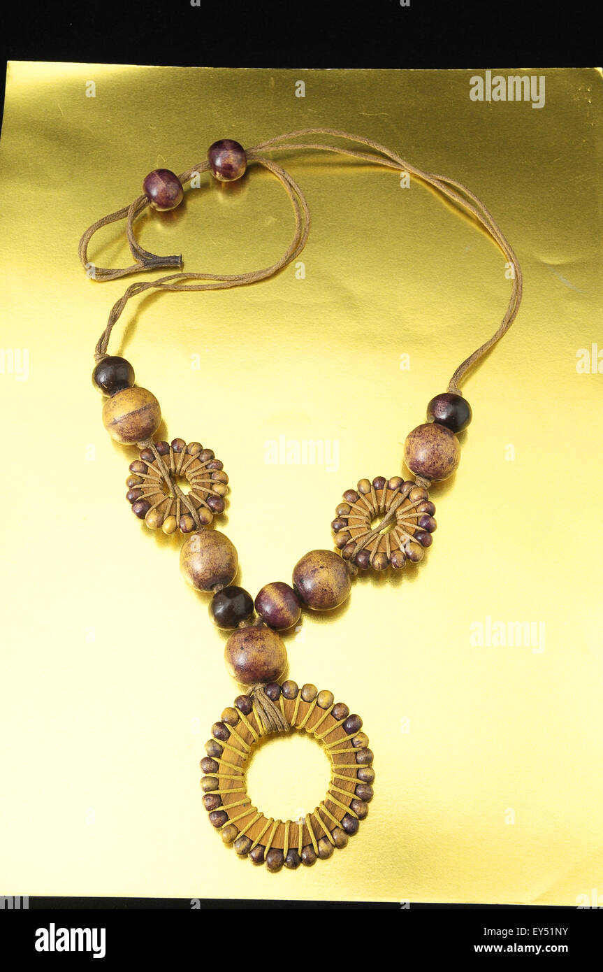 Handmade Wood Collar Stock Photo - Alamy