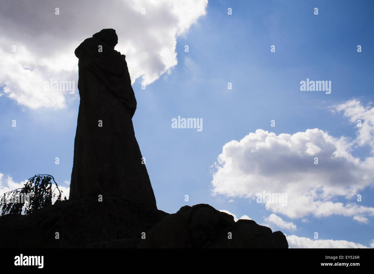John (Jan) Hus Monument, Ladislav Saloun Stock Photo - Alamy