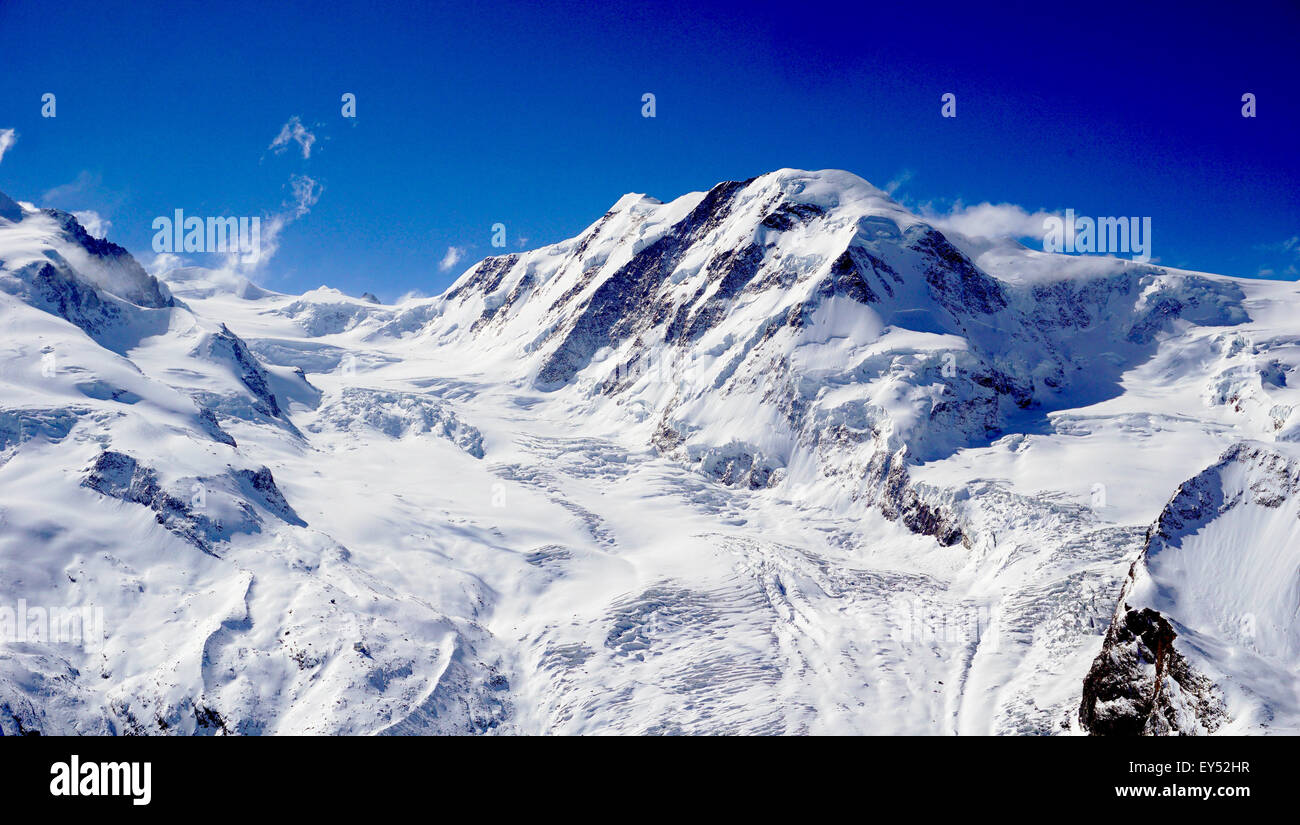 snow alps mountains and blue sky, zermatt, switzerland Stock Photo - Alamy
