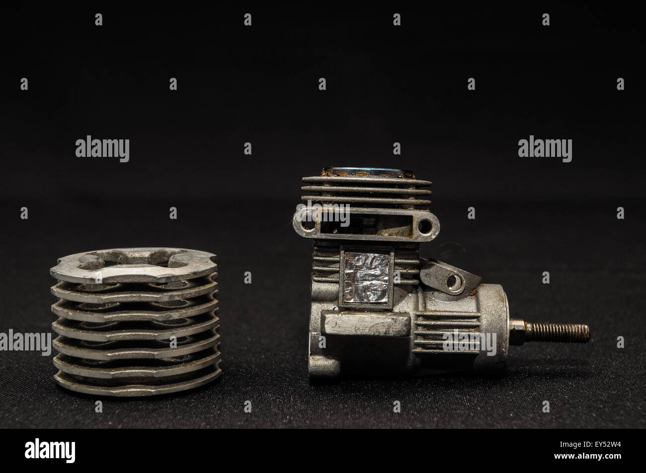 piston engine motor 3d model Stock Photo - Alamy