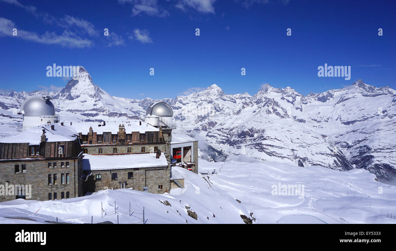 Zermatt train station hi-res stock photography and images - Alamy