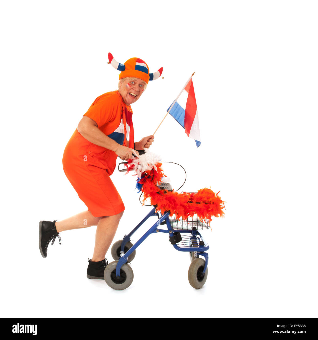 Senior soccer fan Cut Out Stock Images & Pictures - Alamy