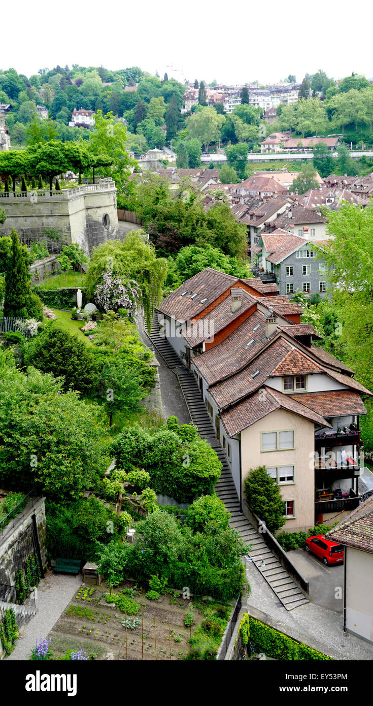 Landscape historical old town city and nature in Bern, Switzerland ...