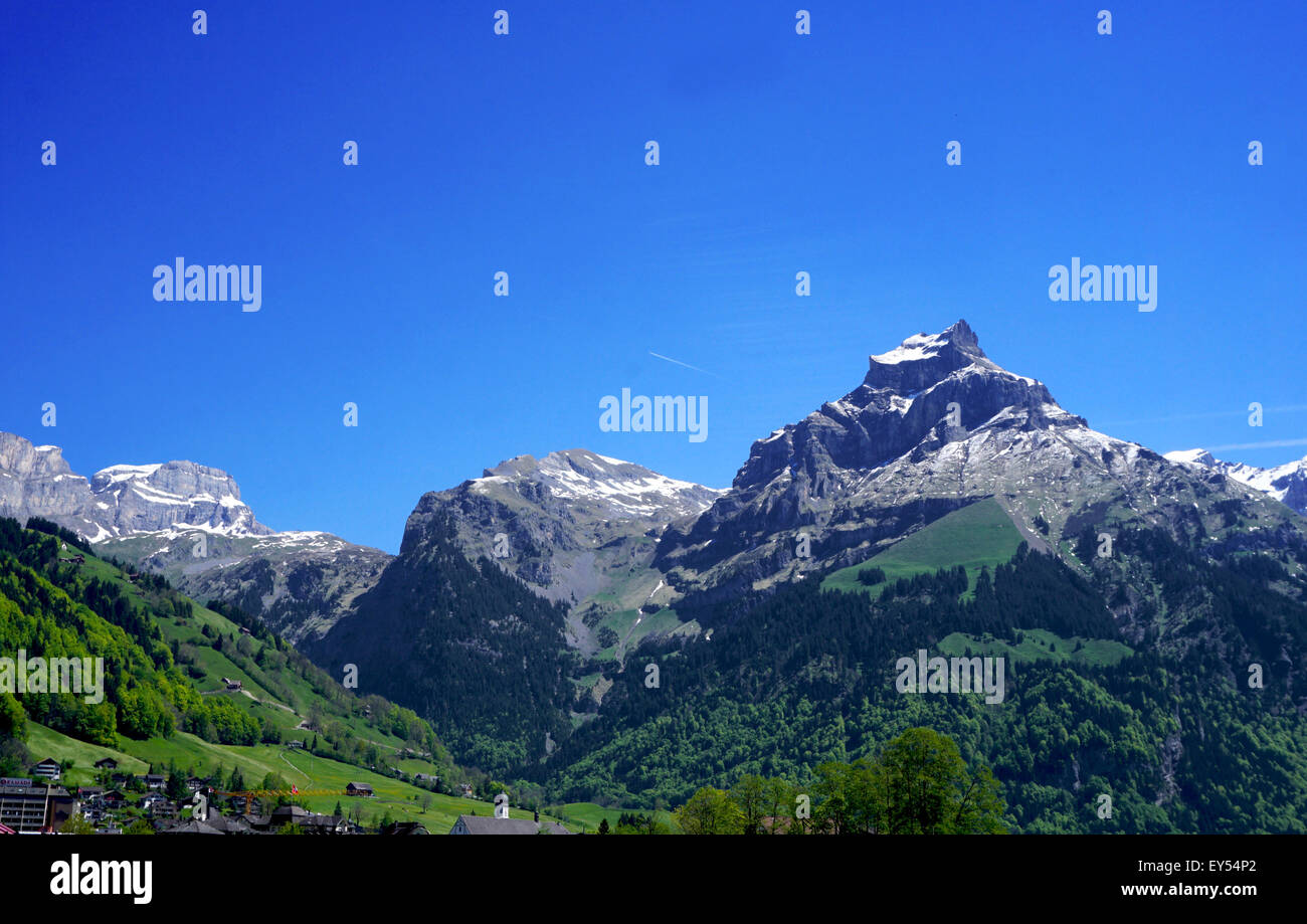 Engelberg and mountains hi-res stock photography and images - Alamy