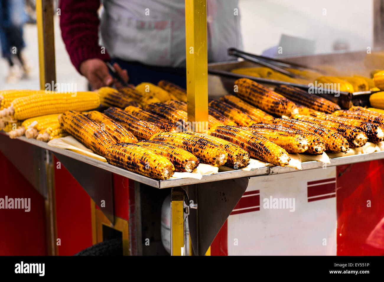 Grilled corn in istanbul hi-res stock photography and images - Alamy