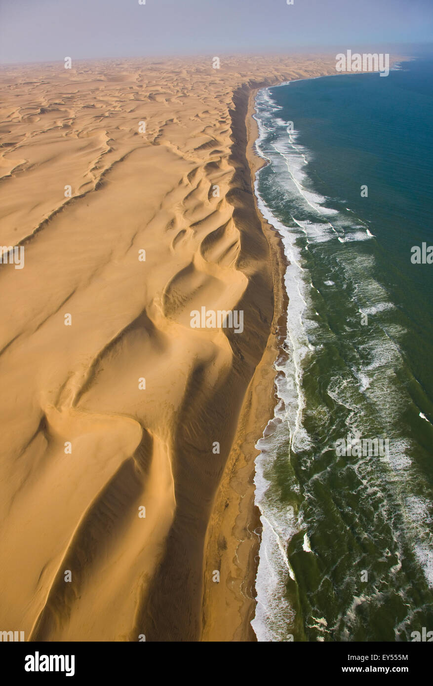 Aerial view of coastal dunes - Namib Desert Namibia Stock Photo - Alamy