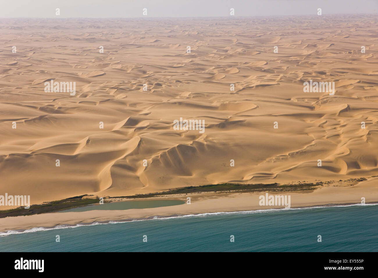 Aerial view of coastal dunes - Namib Desert Namibia Stock Photo - Alamy
