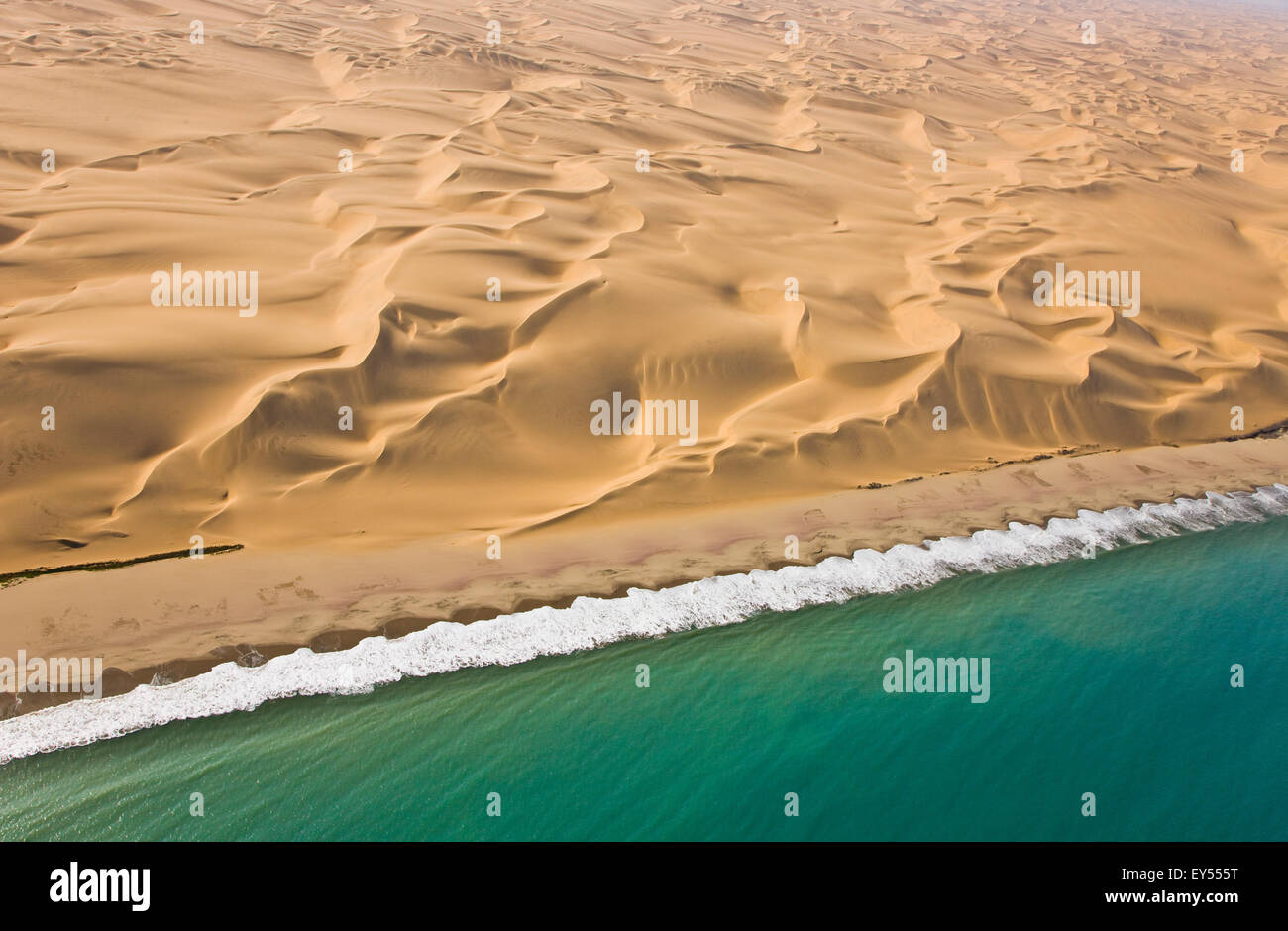 Aerial view of coastal dunes - Namib Desert Namibia Stock Photo - Alamy