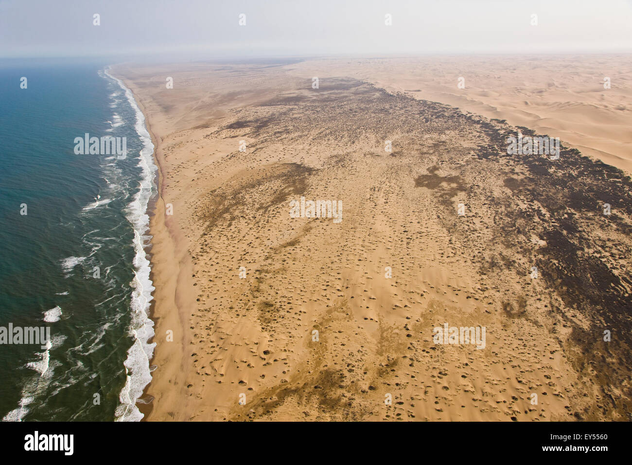 Aerial view of coastal dunes - Namib Desert Namibia Stock Photo - Alamy