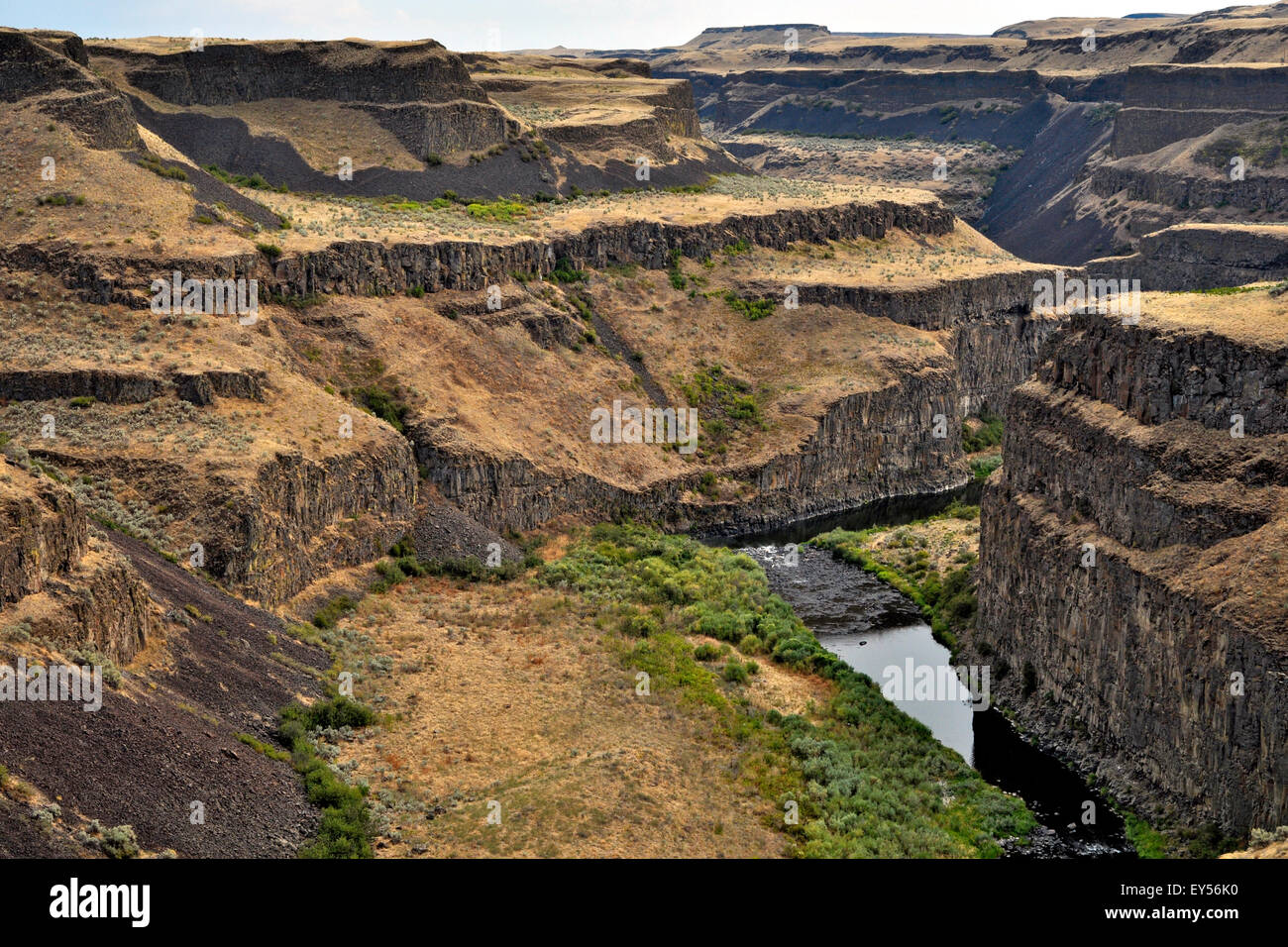 Basalt organs of traps tray Columbia - Washington USA In the late ...