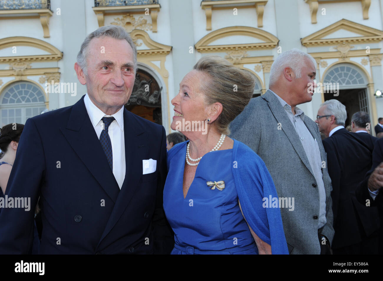 Duke Max of Bavaria and Duchess Elizabeth of Bavaria arrive at the ...