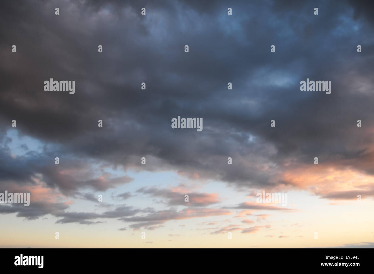 Colored Sunset Clouds Stock Photo - Alamy