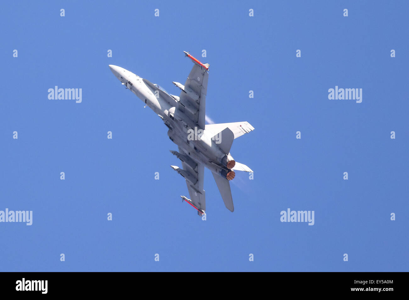 An F18 Hornet at the Royal International Air Tattoo Stock Photo - Alamy