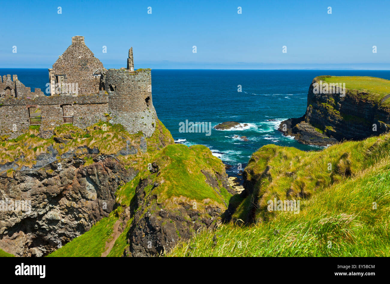 Dunluce Castle - Bushmills Northern Ireland Causeway Coastal Route ...