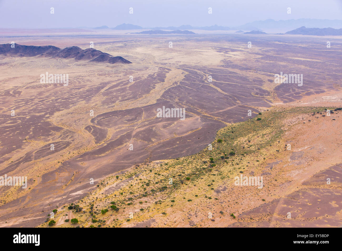 Aerial view of mountains of the Namib Desert Namibia Stock Photo - Alamy