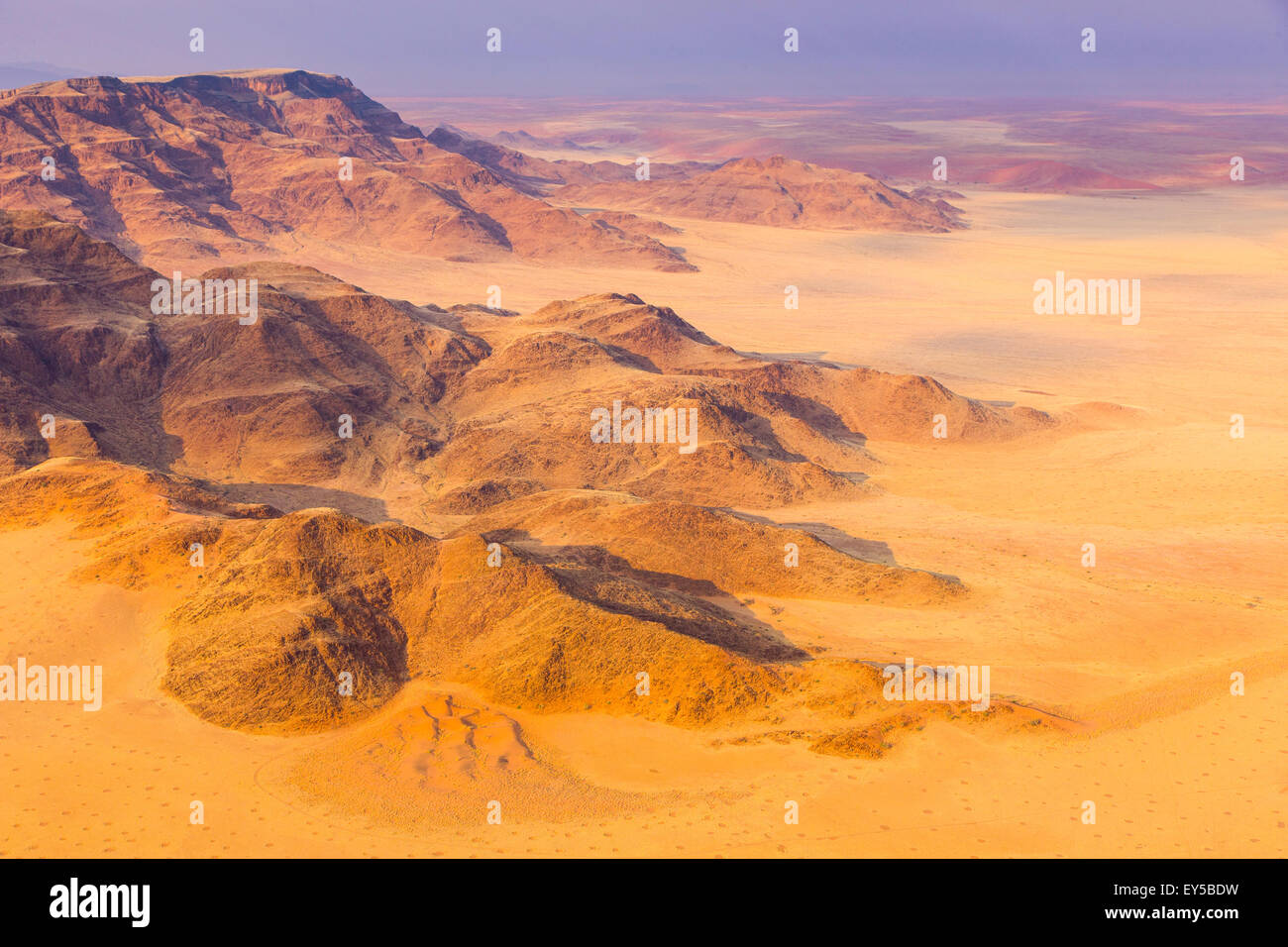 Aerial view of mountains of the Namib Desert Namibia Stock Photo - Alamy