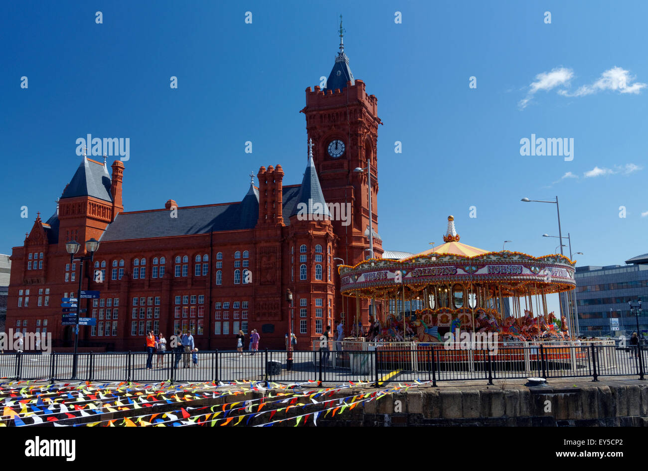 Victorian Pierhead Building, Cardiff Bay, Cardiff, Wales, UK Stock ...