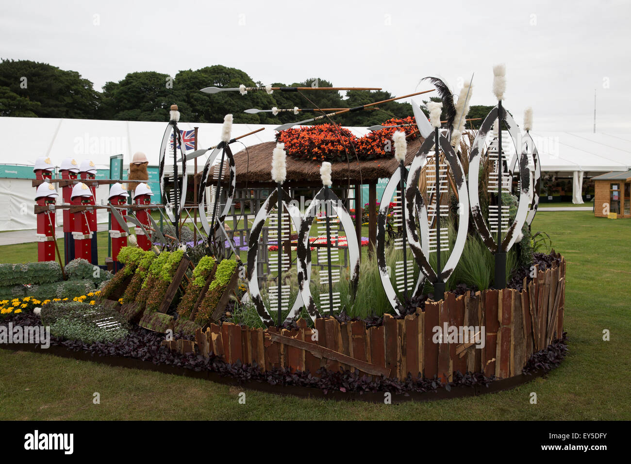 Knutsford, UK. 22nd July, 2015. RHS Flower Show Tatton Park opens to ...
