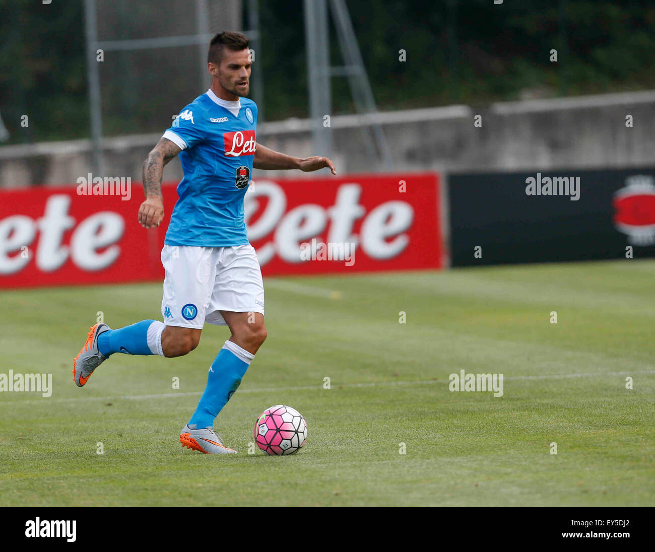 Dimaro, Italy. 21st July, 2015. Christian Maggio during friendly match ...
