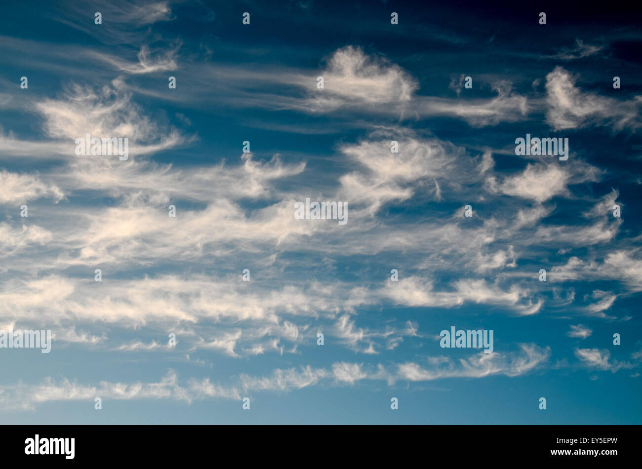 Colored Clouds at Sunset Stock Photo - Alamy