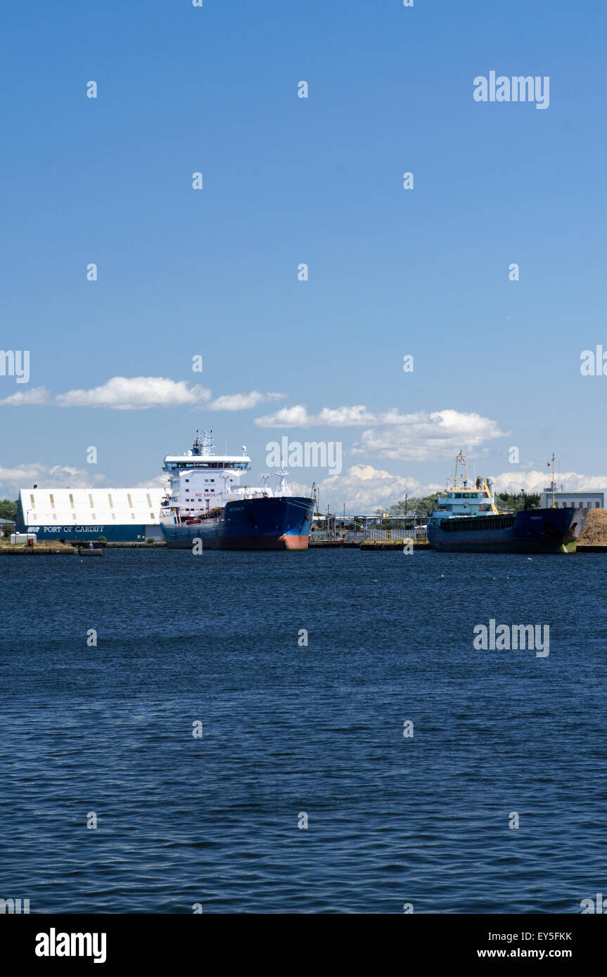 Ship, Roath Dock, Cardiff, Wales, UK Stock Photo - Alamy