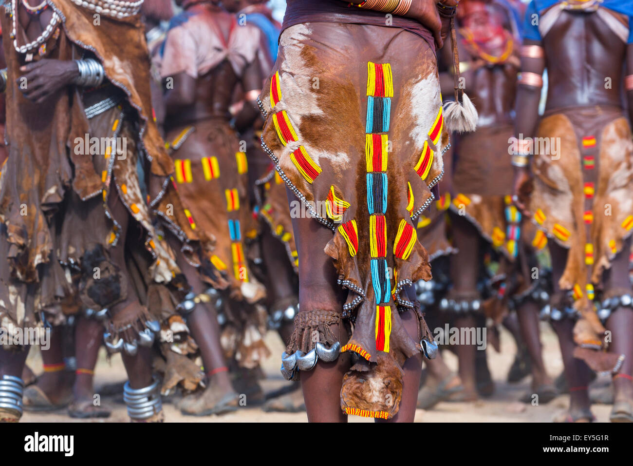 Hamer women at a ceremony - Omo valley Ethiopia Stock Photo - Alamy