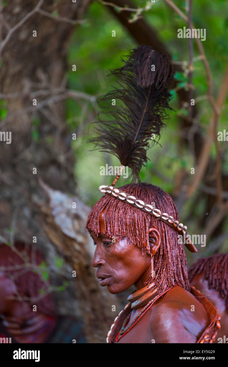 Portrait of Hamer man - Omo valley Ethiopia Stock Photo - Alamy