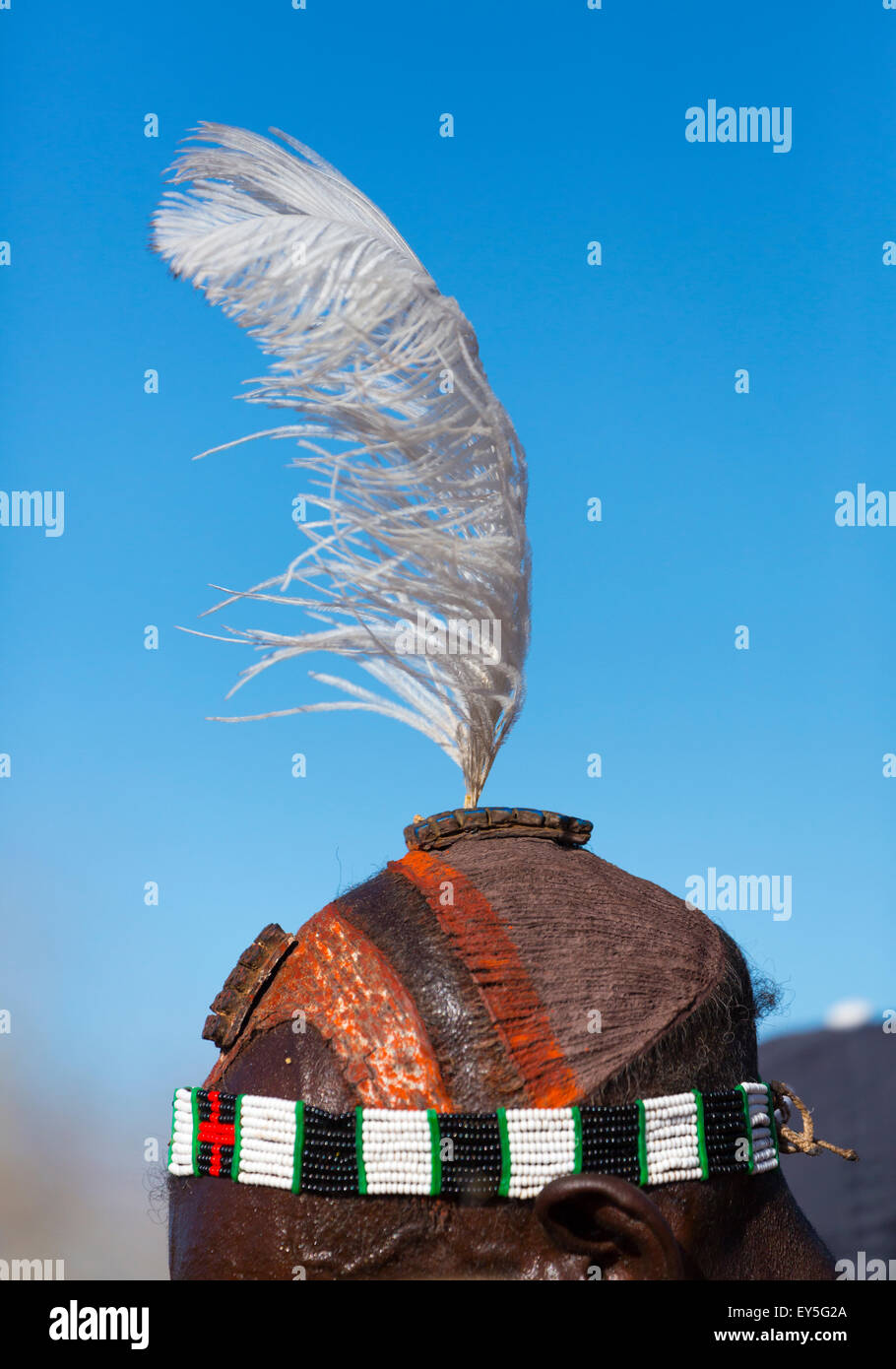 Portrait of Hamer man - Omo valley Ethiopia Stock Photo - Alamy