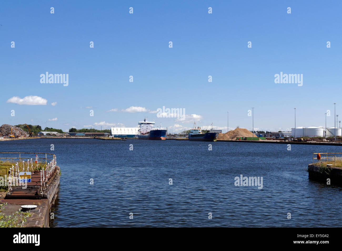Ship, Roath Dock, Cardiff, Wales, UK Stock Photo - Alamy
