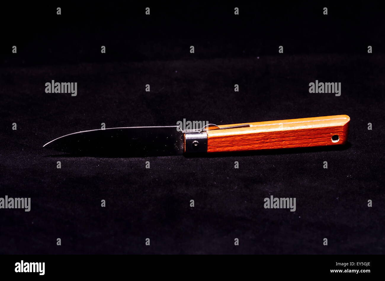 Typical Vintage Wooden Knife Stock Photo - Alamy