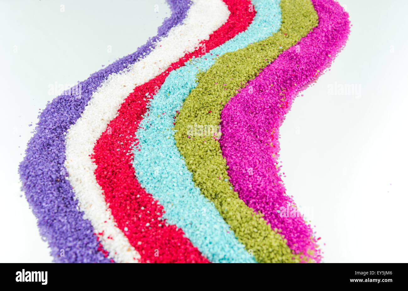 Sand and various colors Stock Photo - Alamy