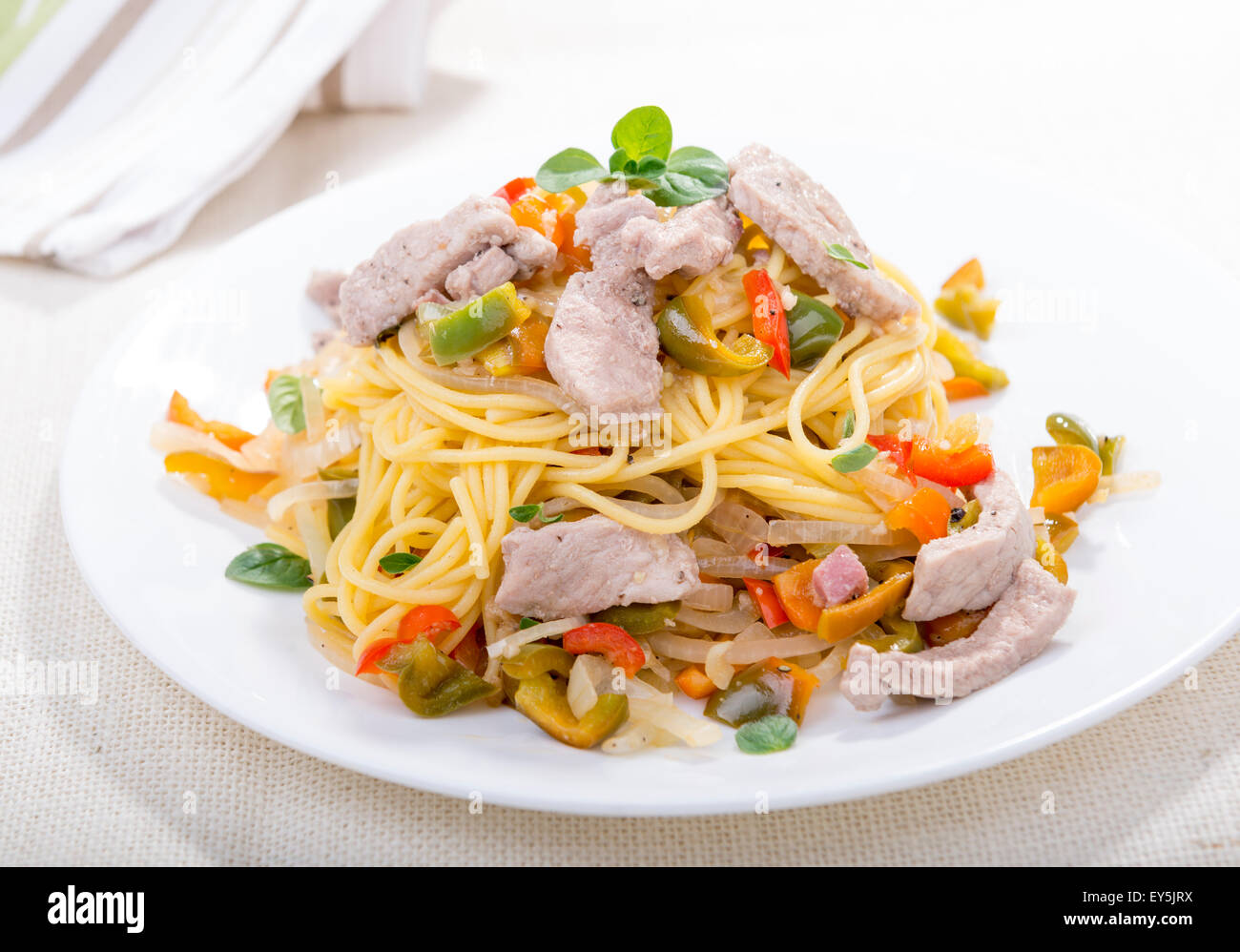 Healthy pasta meal hi-res stock photography and images - Alamy