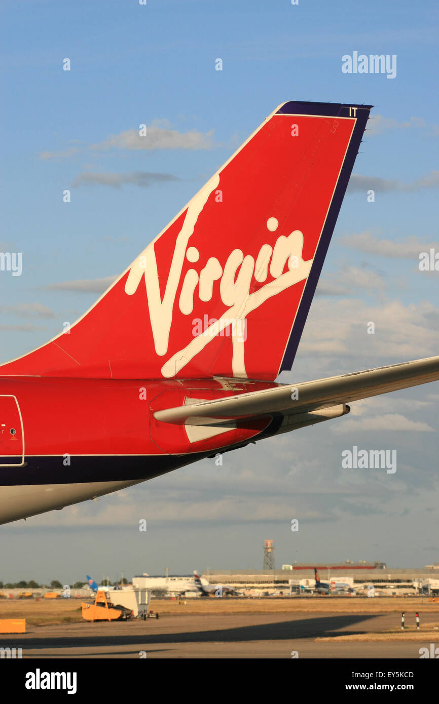 VIRGIN ATLANTIC TAIL Stock Photo - Alamy