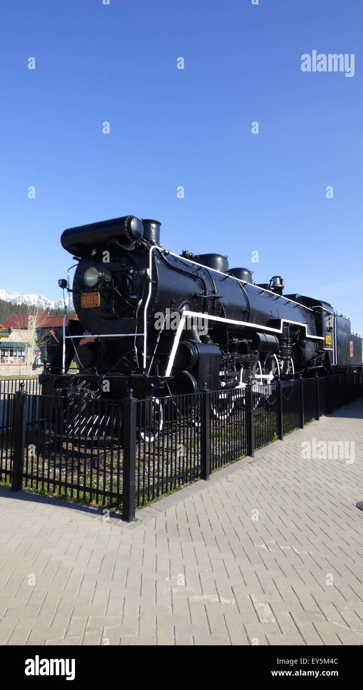 Canadian National Railways U-1-A class 4-8-2 locomotive No. 6015 from ...